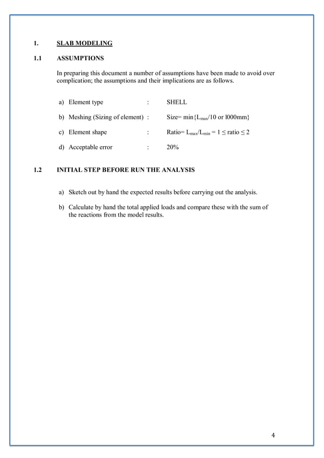 CSI ETABS & SAFE MANUAL: Slab Analysis and Design to EC2 | PDF | Civil ...