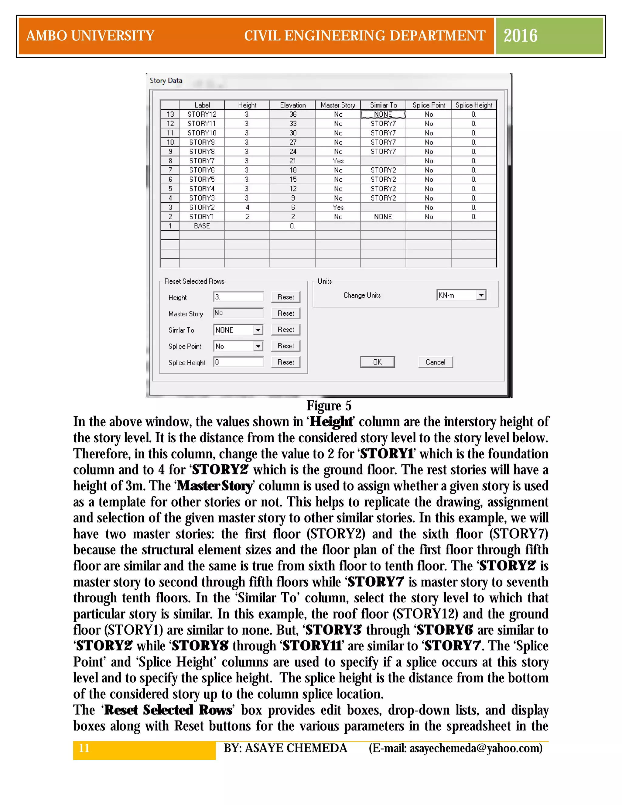 Etabs tutorial | PDF