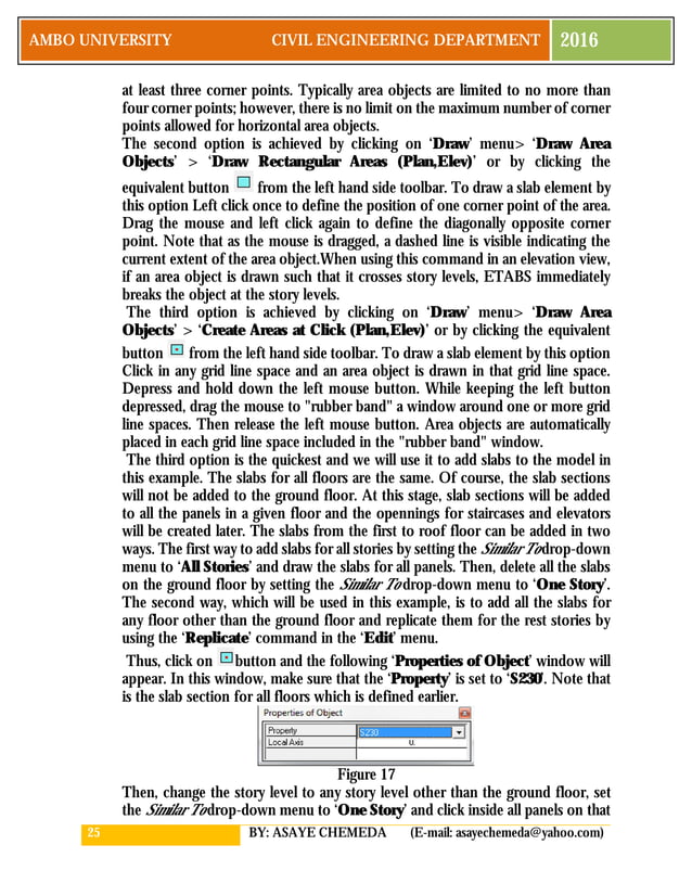 Etabs tutorial | PDF