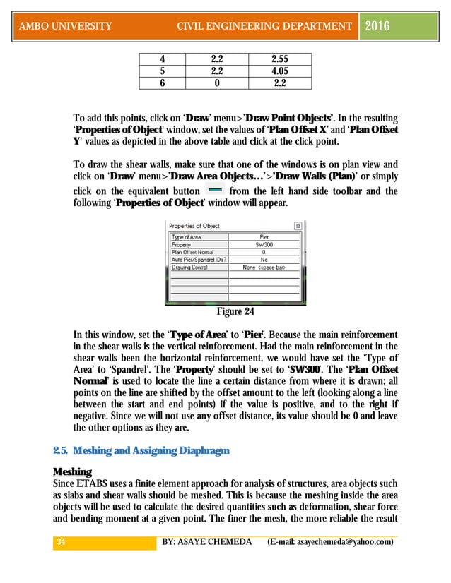 Etabs tutorial | PDF