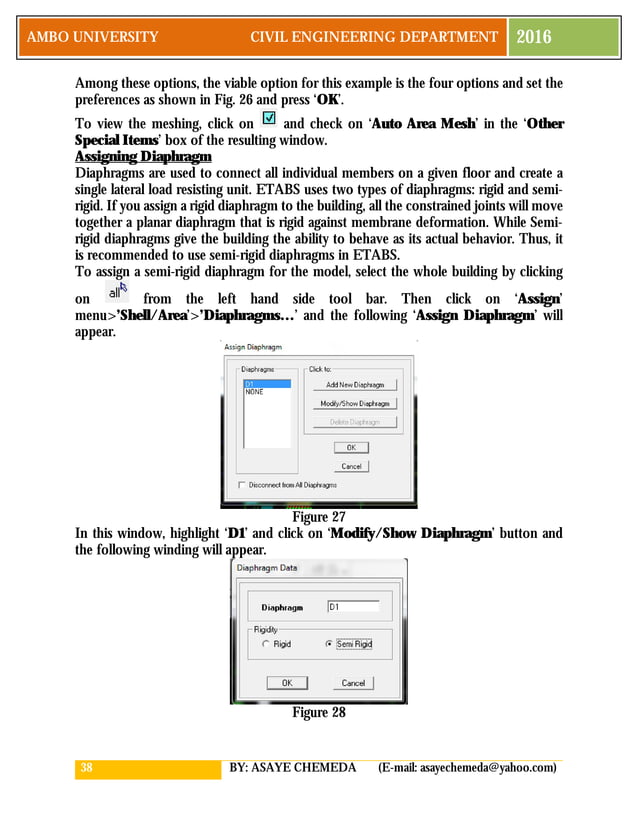 Etabs tutorial | PDF