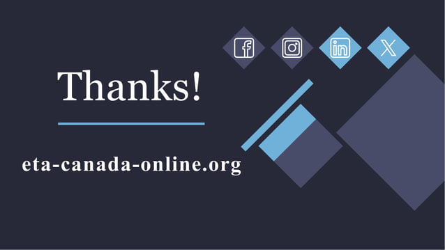 application for canada eta | online canadian visa application | PPT