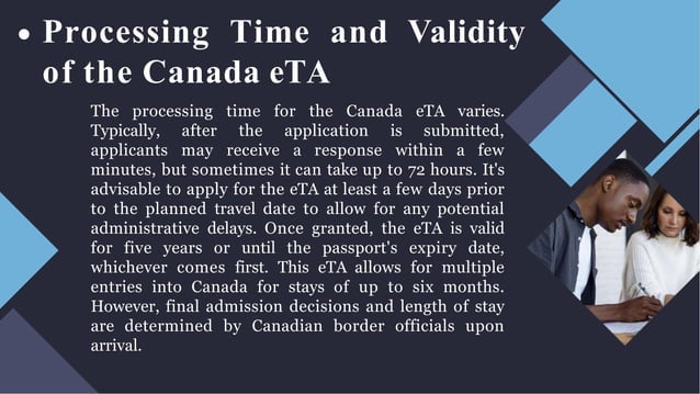 application for canada eta | online canadian visa application | PPTX