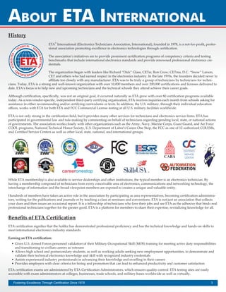 ETA_Certification_Booklet Certified Fibre Optics SpecialistCertified ...