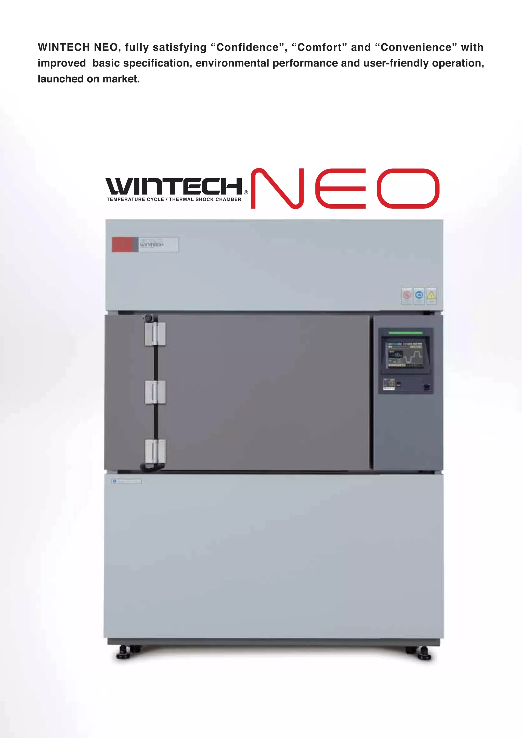Etac wintech neo_thermal shock chamber | PDF