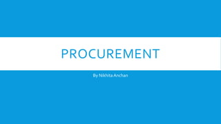 PROCUREMENT | PPTX