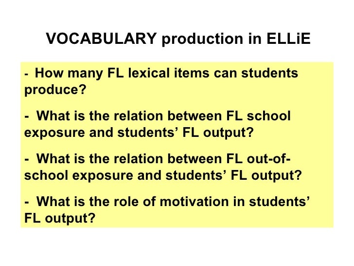 ELLiE: a longitudinal transnational study on early language learning
