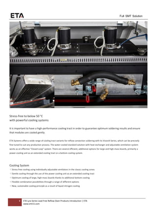 Eta lyra series reflow oven | PDF