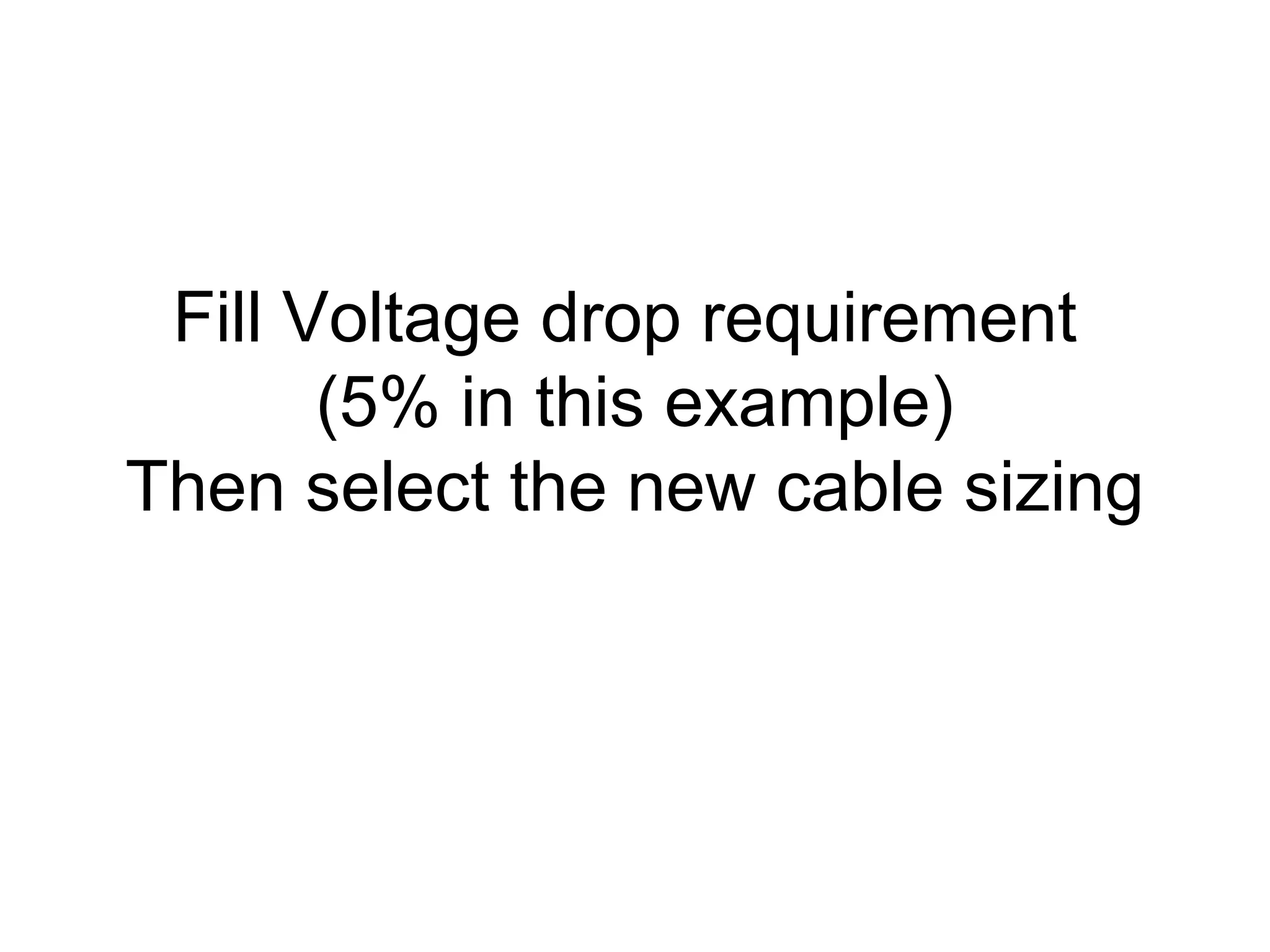 Cable sizing in ETAP | PPT