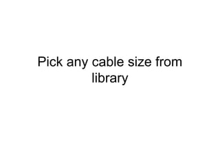 Cable sizing in ETAP | PPT