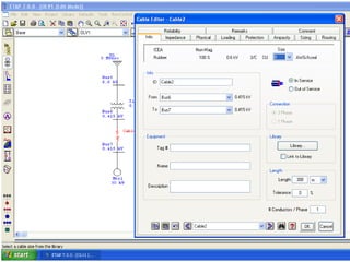 Cable sizing in ETAP | PPT