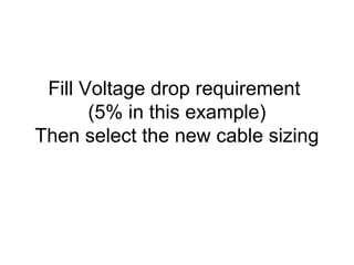 Cable sizing in ETAP | PPT