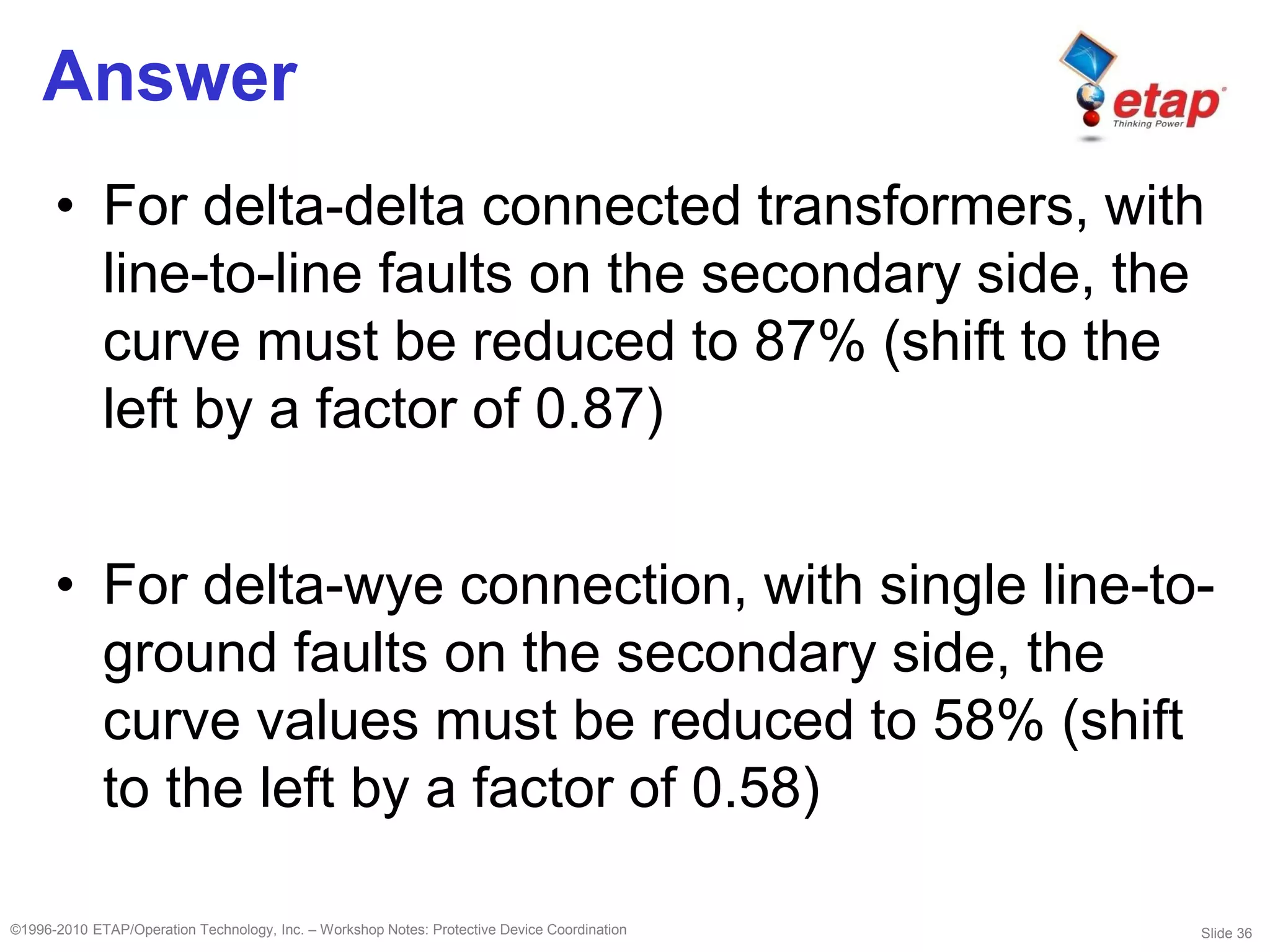 ETAP - device coordination | PDF