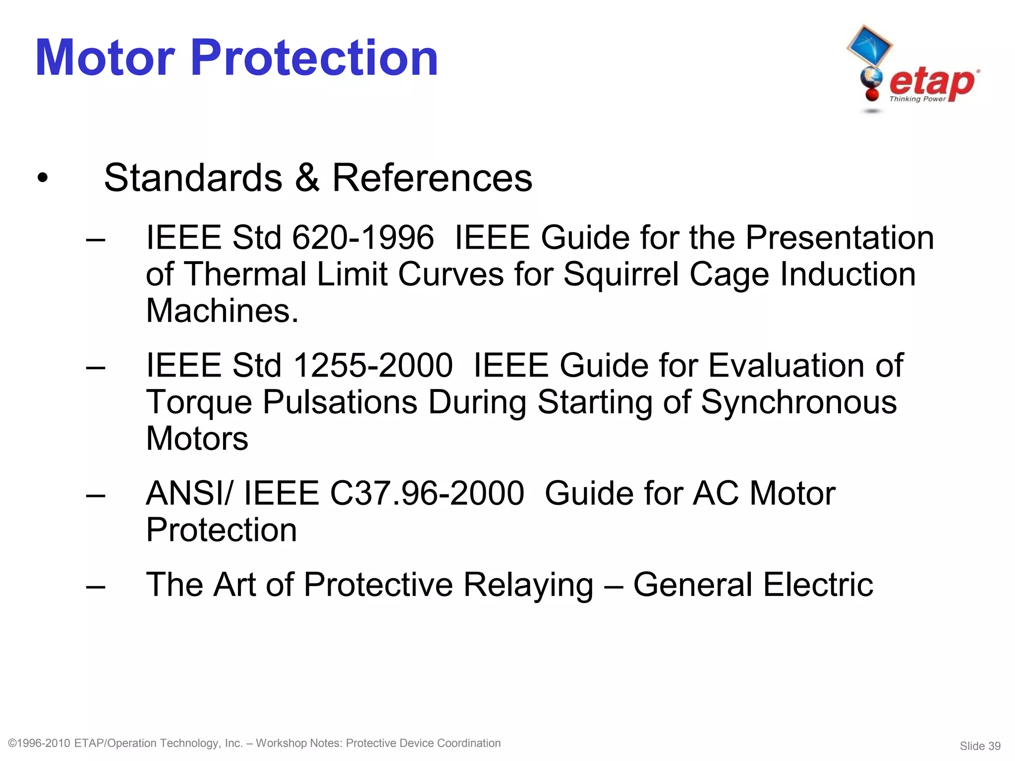 ETAP - device coordination | PDF