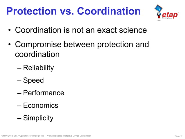 ETAP - device coordination | PDF