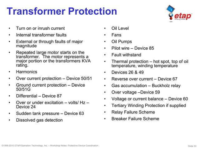 ETAP - device coordination | PDF
