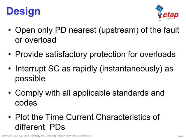 ETAP - device coordination | PDF