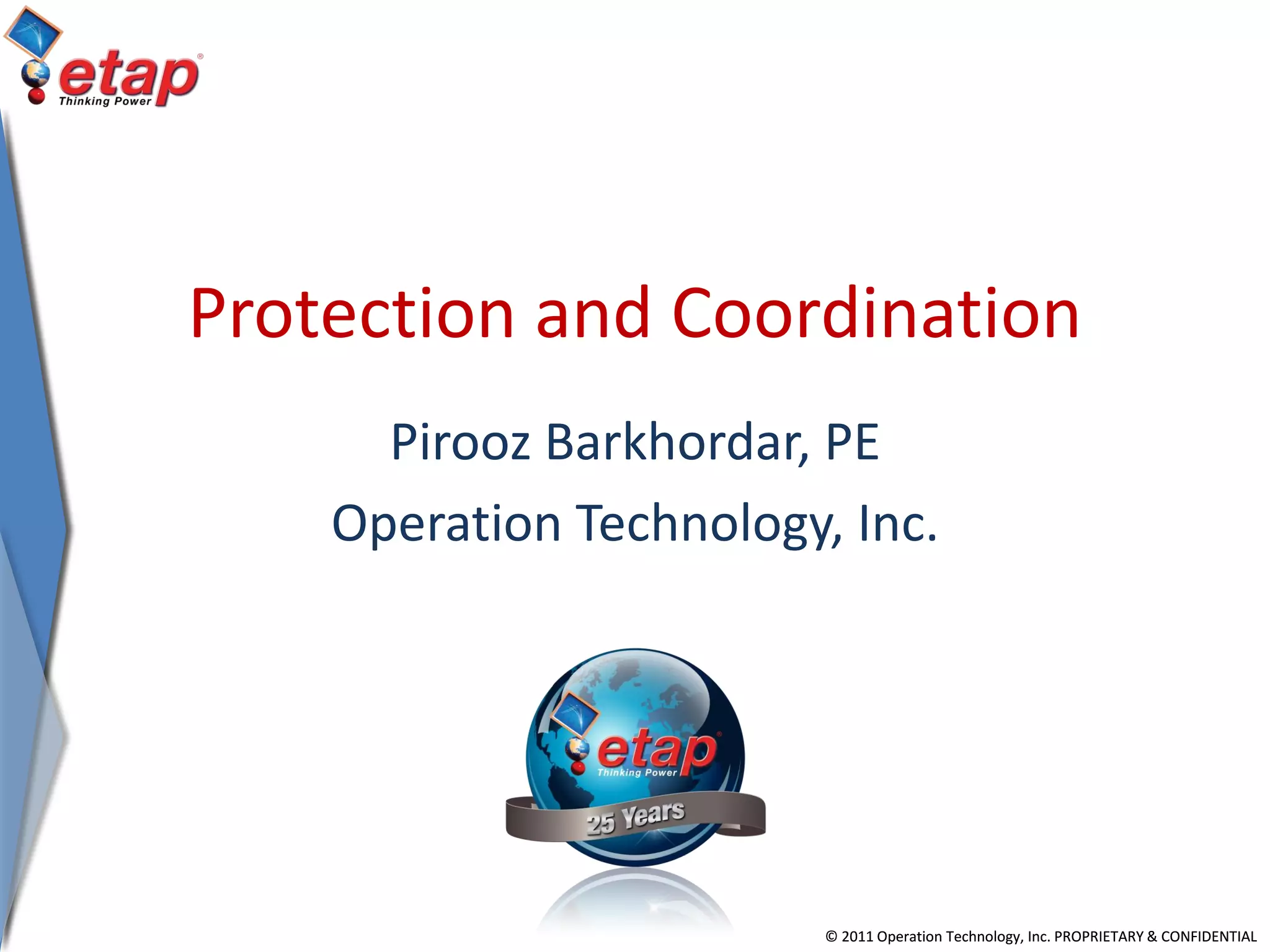 ETAP - Coordination and protecion | PDF