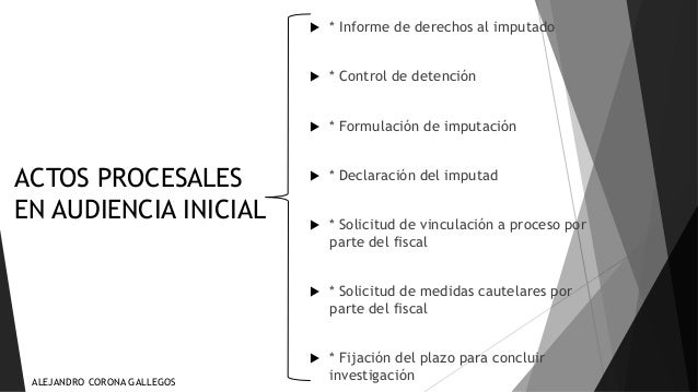 Etapa De Audiencia Inicial