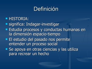 Etapas De La Historia | PPT