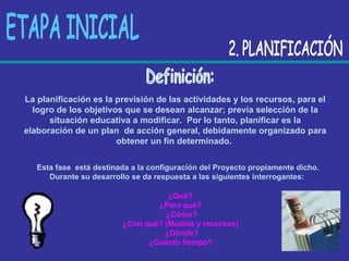 Etapas Para La Formulación de un PA Slideshare | PPT