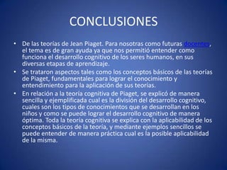 Jean Piaget Conclusiones Sale | ladorrego.com.ar