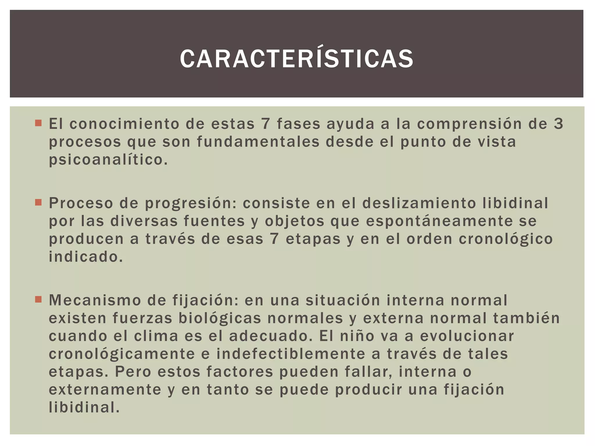 Etapas de la evolución libidinal de Sigmund Freud | PPTX