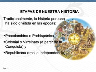 Etapas de la historia peruana | PPTX