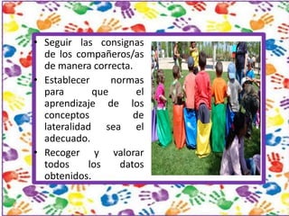 Etapas de lateralidad | PPTX