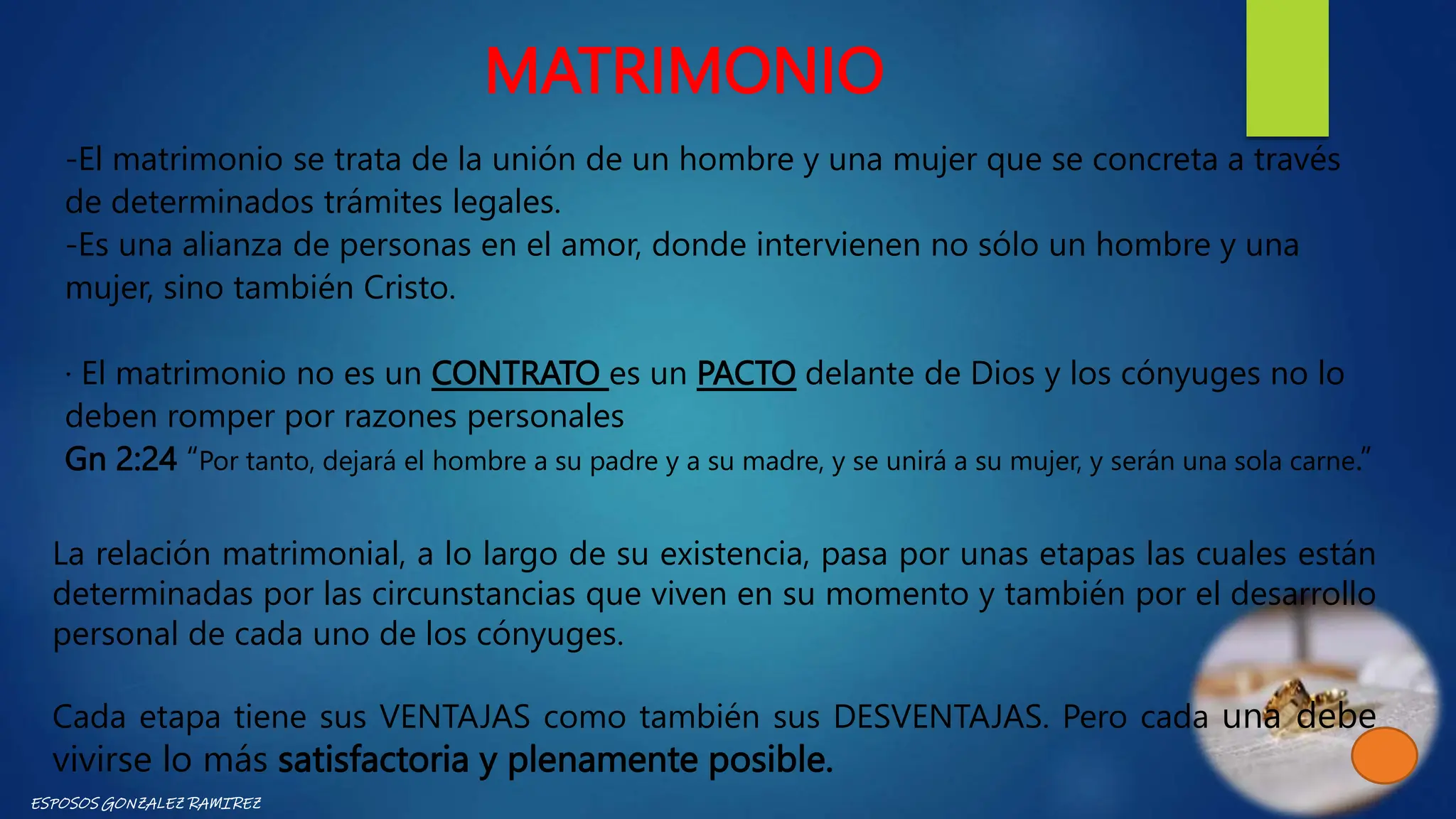 CONOCIENDO LAS ETAPAS EN EL MATRIMONIO CRISTIANO | PPTX