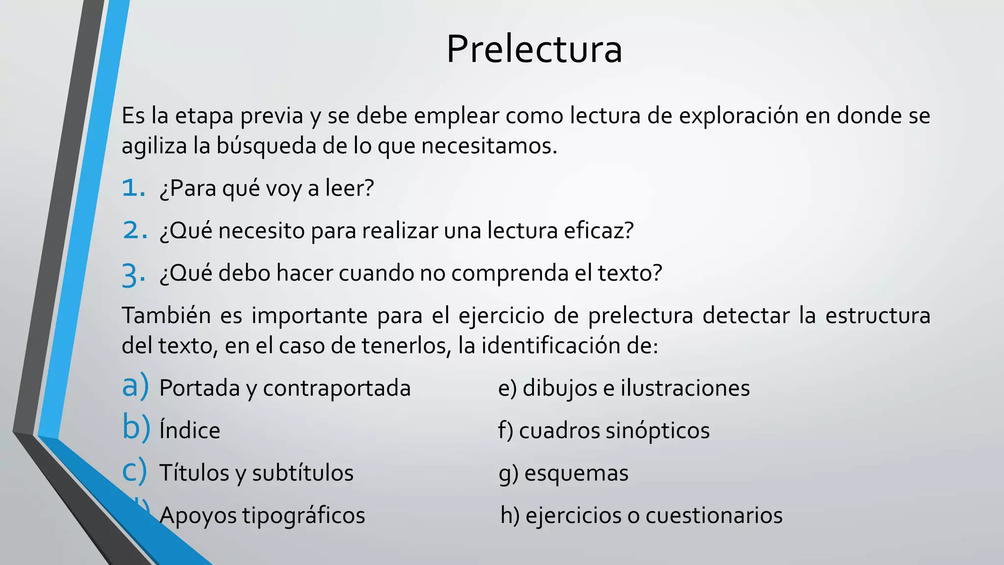 Etapas del proceso de lectura | PPTX
