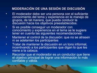 Etapas Grupo Focal | PPT