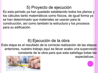 Etapas para un proyecto arquitectonico | PPTX