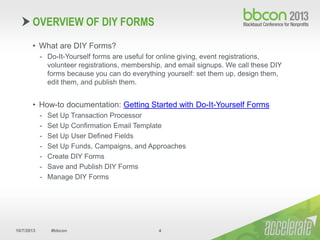 eTapestry's DIY Online Forms | PDF