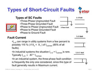 ETAP Short Circuit Study for power system | PDF