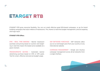 ETARGET RTB Banner Advertising | PPT