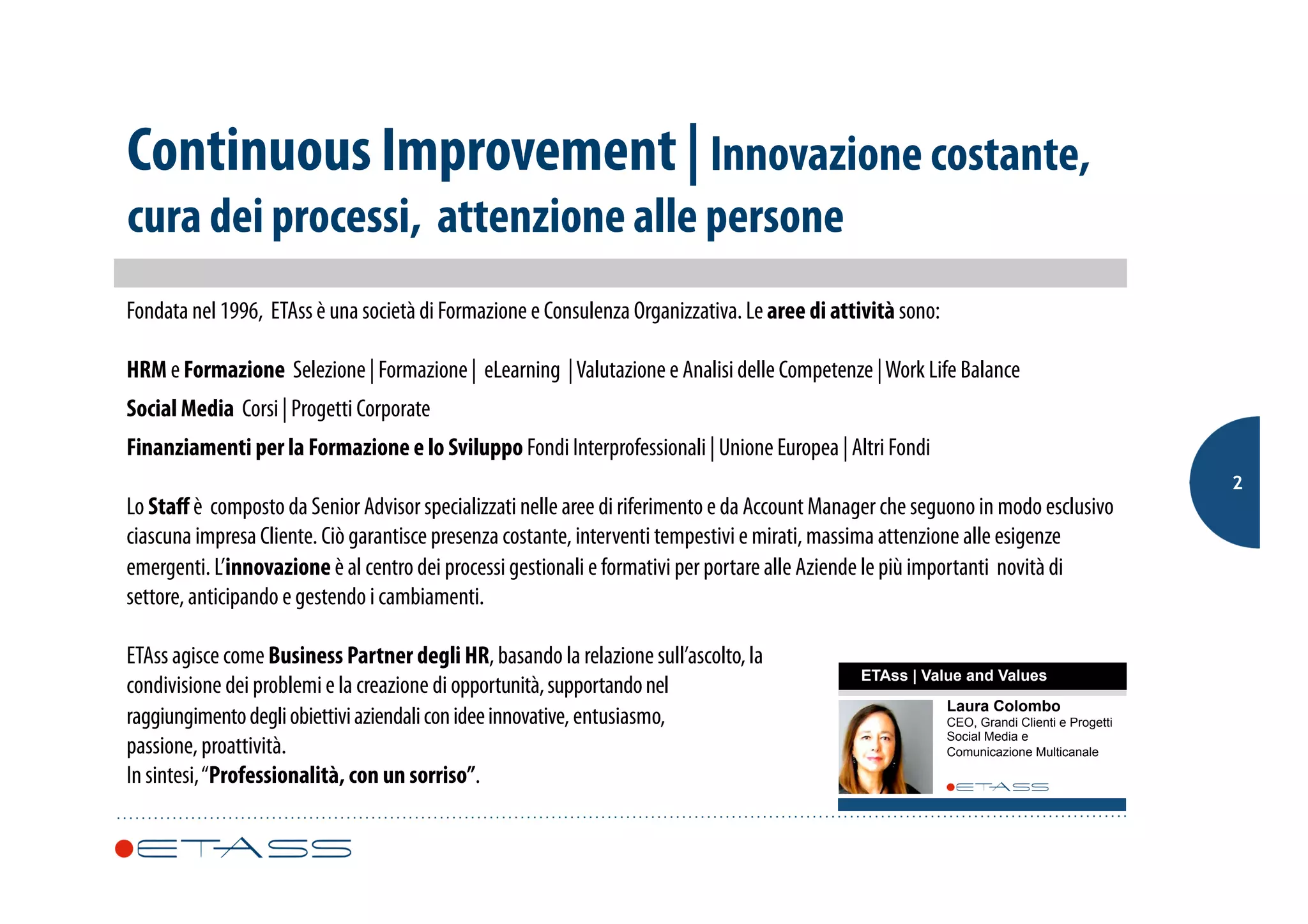 ETAss Company Profile | PPT