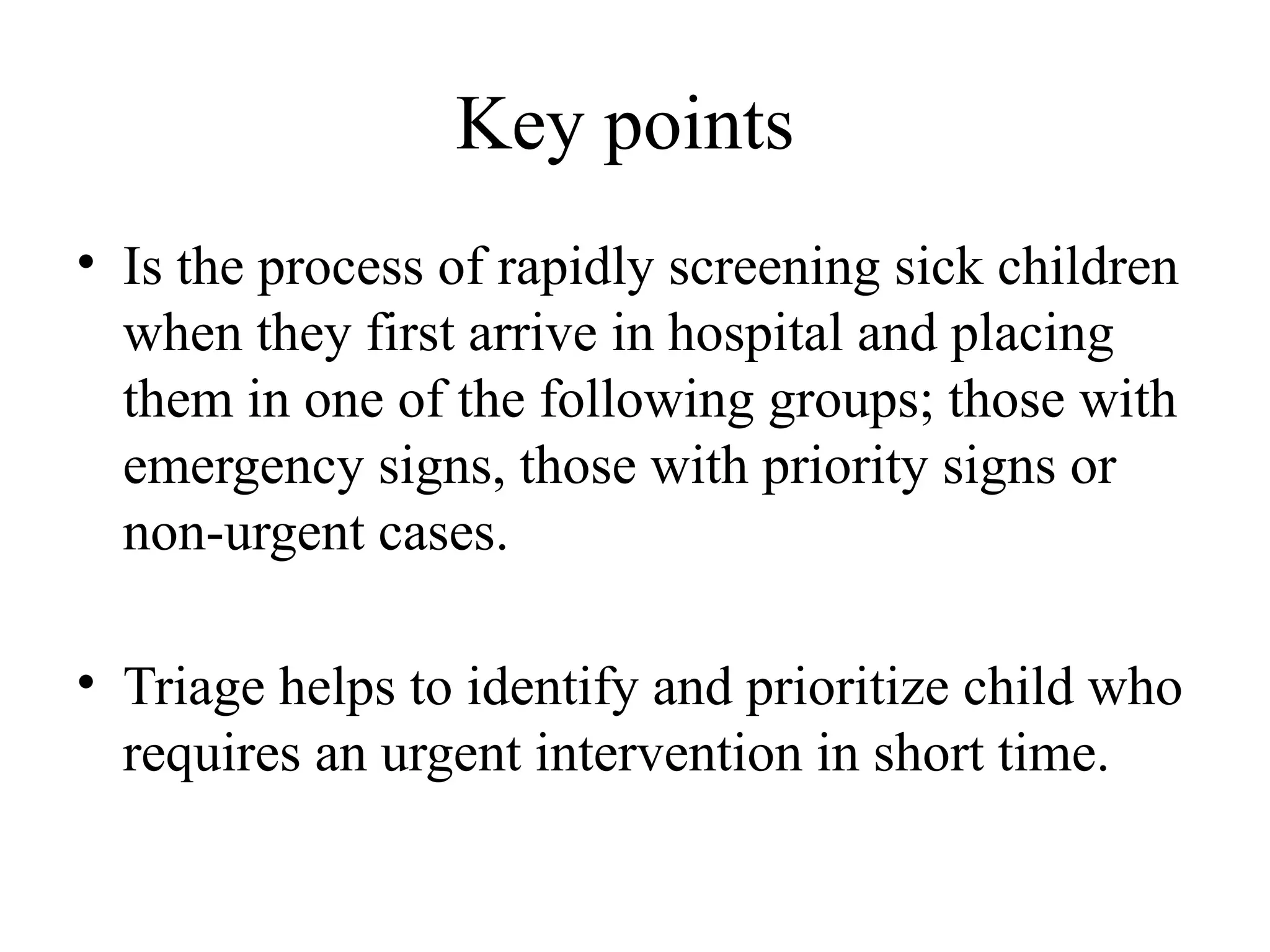 Emergency Triage and Assessment in Paeds | PPTX