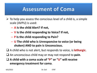 Emergency Triage Assessment and Treatment (WHO ETAT ) DR. OZIL | PPSX