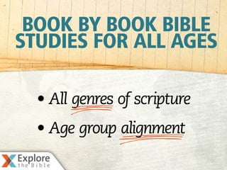Explore the Bible: Students | PPT