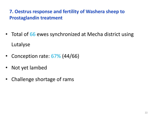 Oestrus synchronization and AI as tools for rapid dissemination of ...