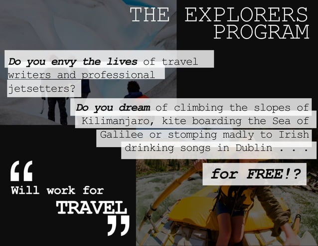 explorers program | PDF | Outdoor Attractions | Attractions