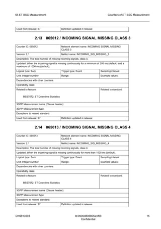 Et bsc counter Nokia | PDF
