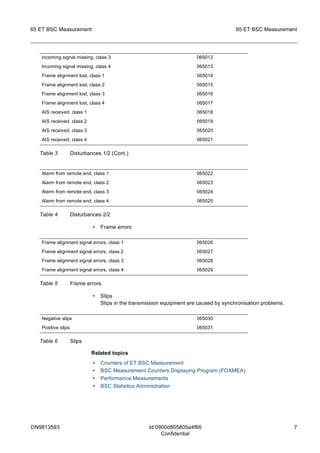 Et bsc counter Nokia | PDF