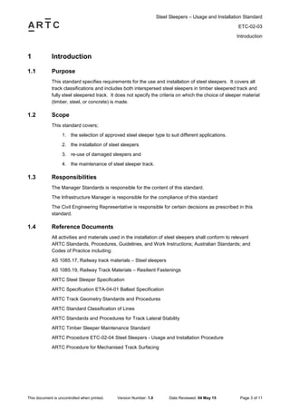 Etc 02-03 - steel sleepers installation standard | PDF | Rail Travel | Travel Type