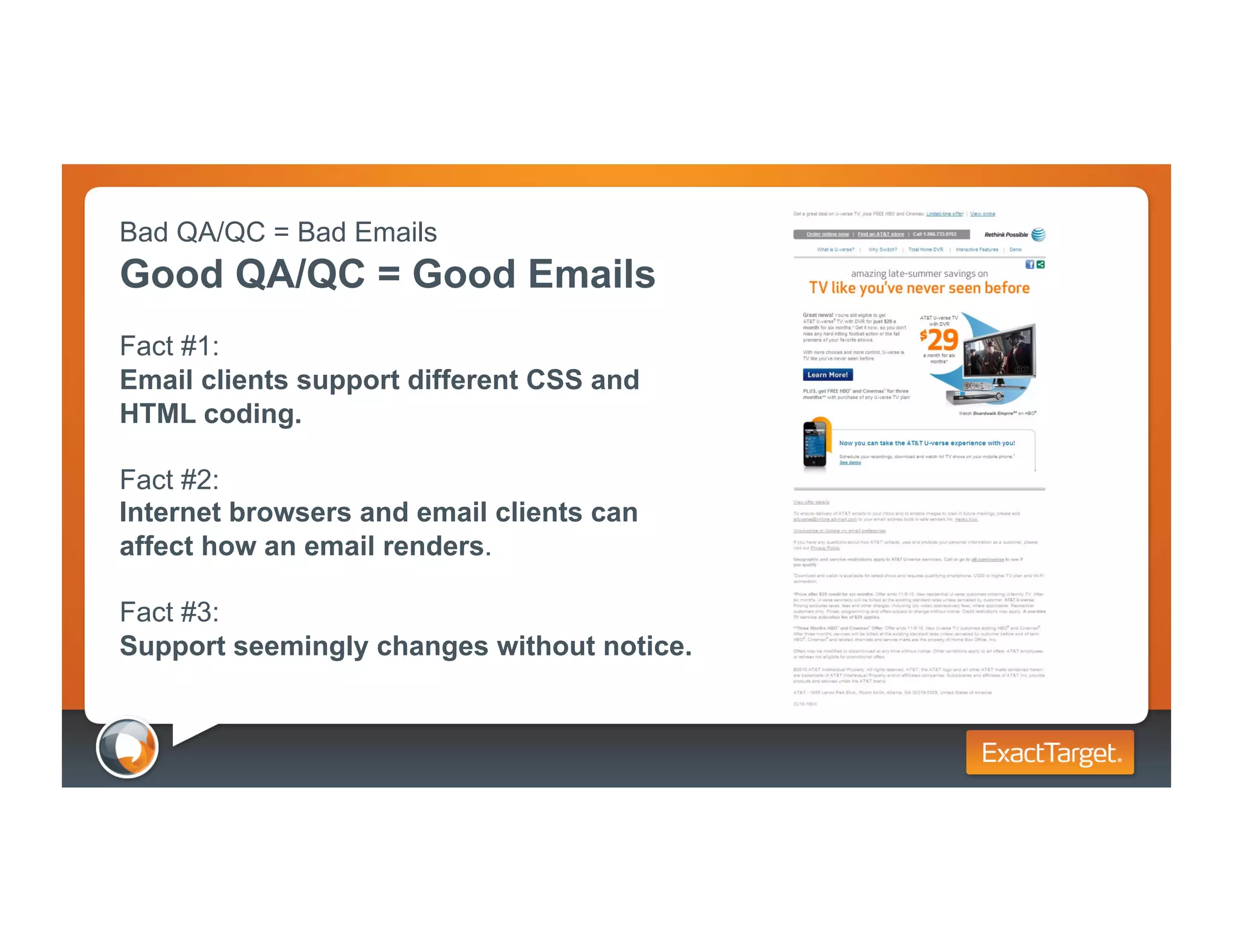 ExactTarget Connections 2010 - The Top 10 Design Lessons of 2010 | PPT