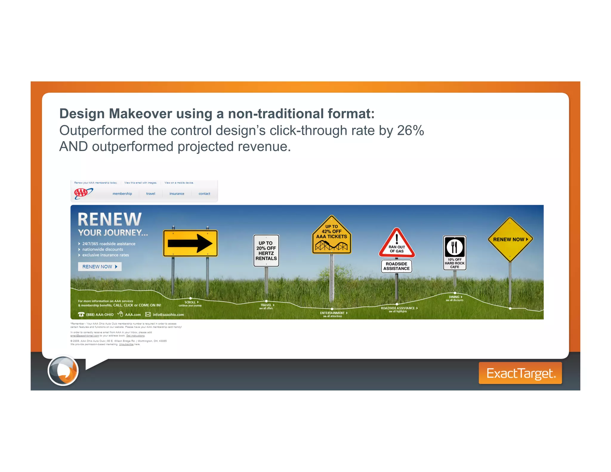 ExactTarget Connections 2010 - The Top 10 Design Lessons of 2010 | PPT