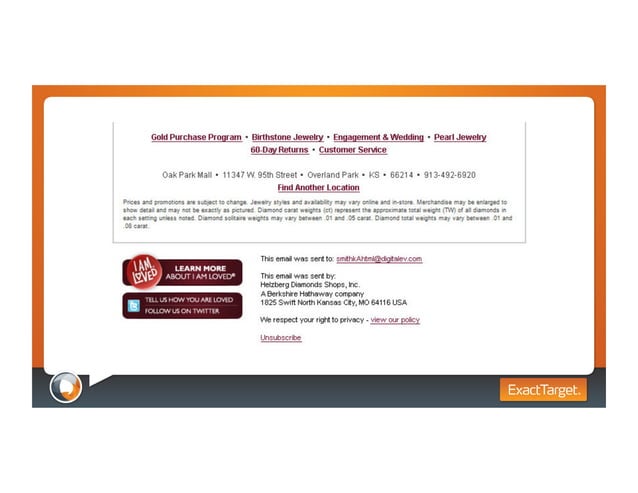 ExactTarget Connections 2010 - The Top 10 Design Lessons of 2010 | PPT