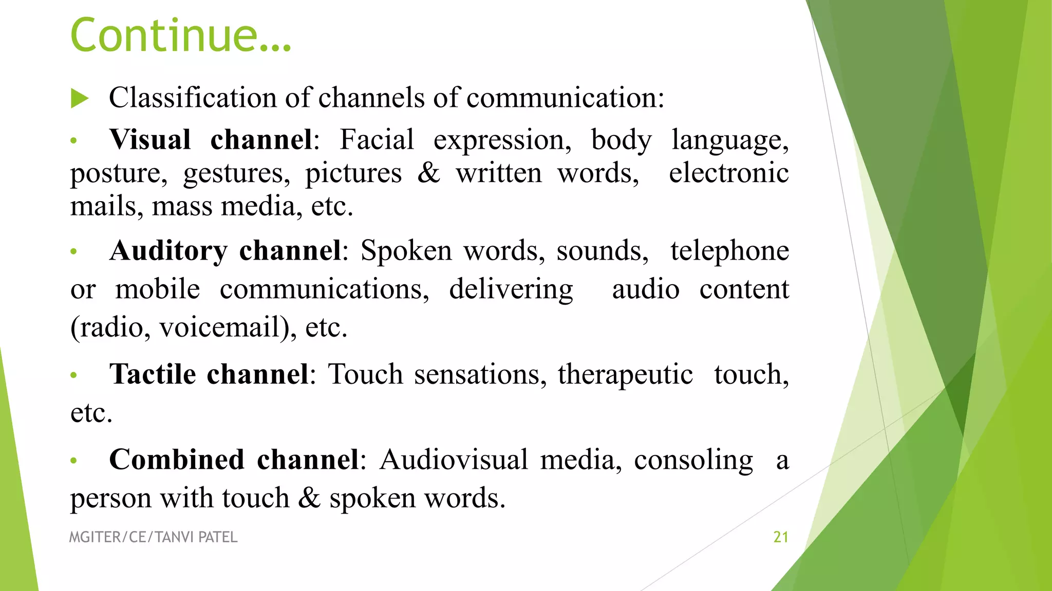 Dynamics of Communication | PPT