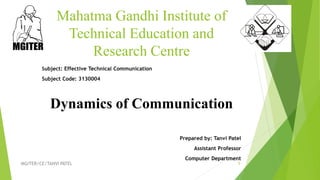 Dynamics of Communication | PPT